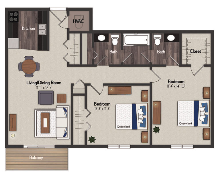 Floors Plan — Old Cheney Place by Broadmoor - Broadmoor